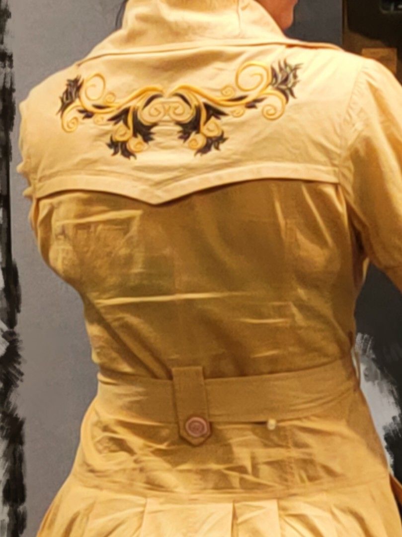 Turkish amber color high quality cotton fabric material classic English ...