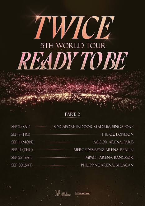 TWICE 'Ready to Be' TICKET PH Arena (DAY 1 & DAY 2), Tickets & Vouchers ...