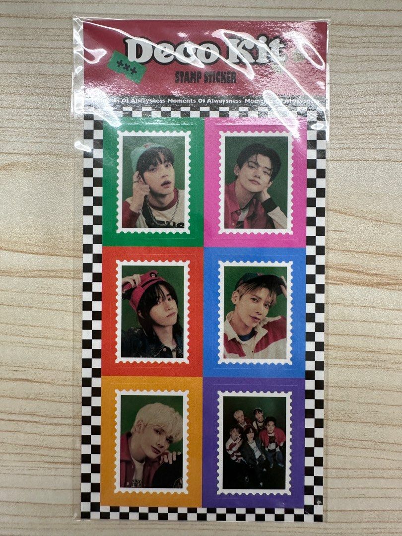 TXT Deco Kit 2022已絕版 寫真 貼紙, 書籍、休閒與玩具, 收藏、紀念品, K-Pop在旋轉拍賣