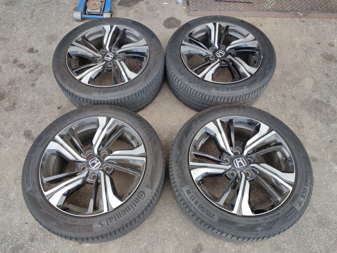 Used rim honda civic FC original 17", Auto Accessories on Carousell
