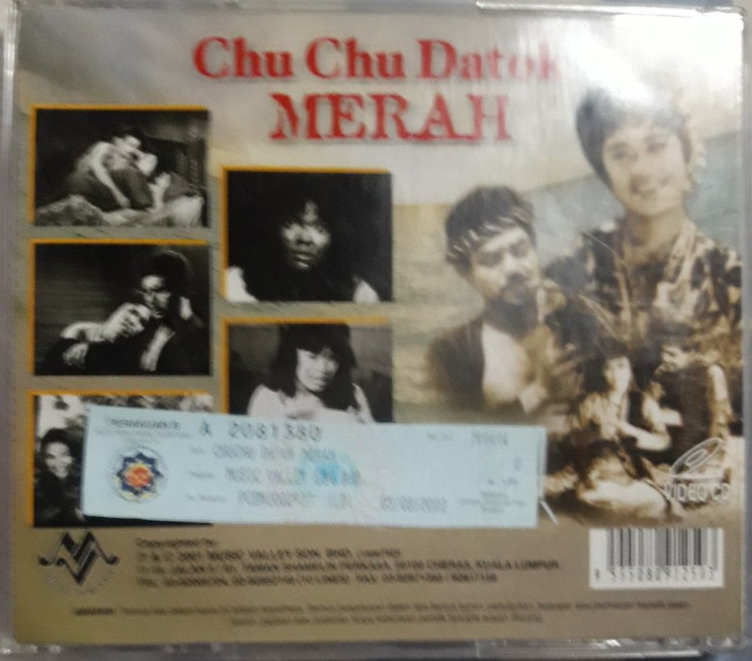 VCD Filem Melayu Klasik ' Chu Chu Datok Merah', Hobbies & Toys, Music ...