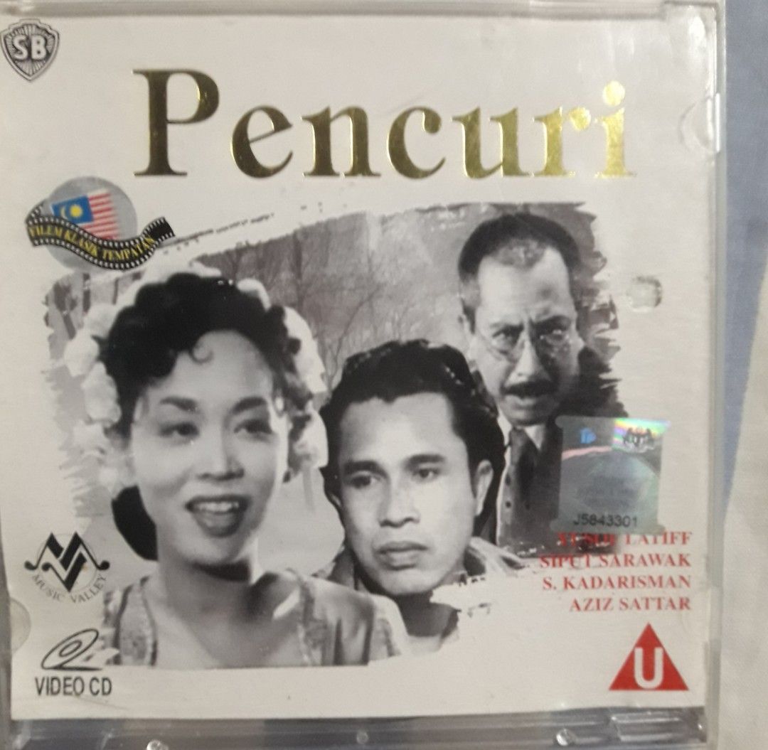 VCD Filem Melayu Klasik ' PENCURI', Hobbies & Toys, Music & Media, CDs ...