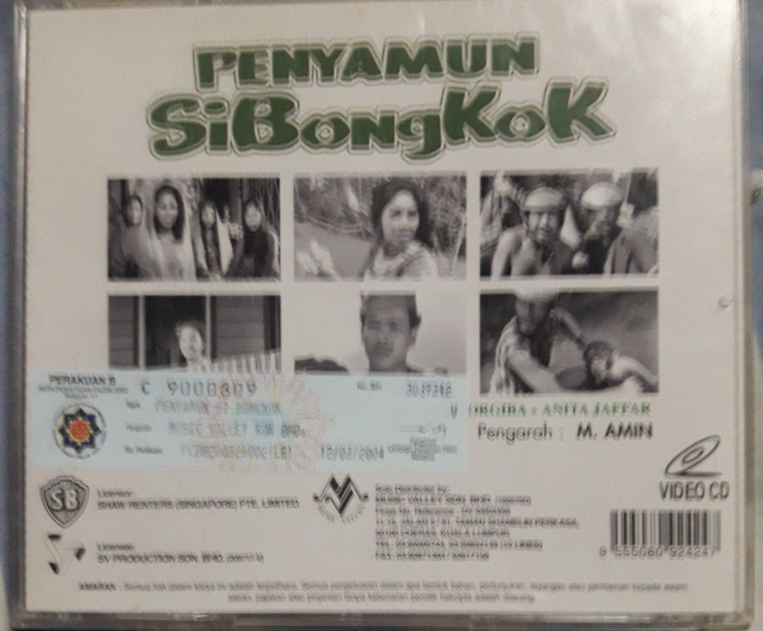 VCD Filem Melayu Klasik ' PENYAMUN SIBONGKOK', Hobbies & Toys, Music ...