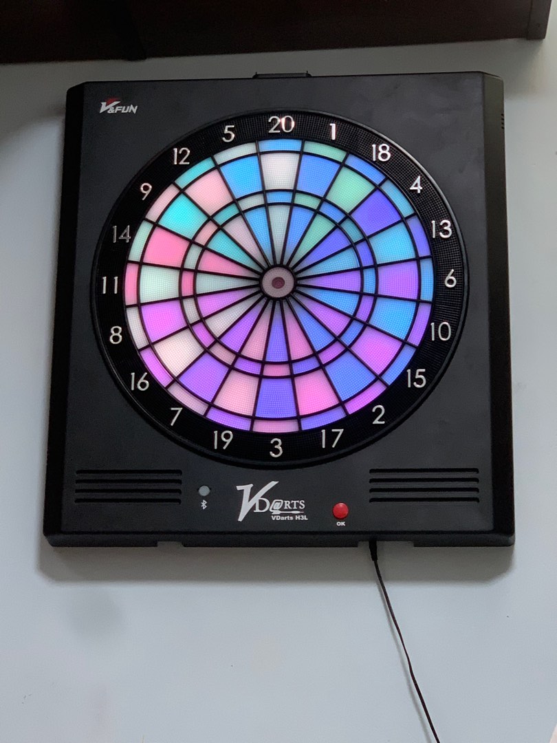 Vdarts H3L 藍牙飛鏢靶 可網上對戰, 興趣及遊戲, 玩具 & 遊戲類 - Carousell