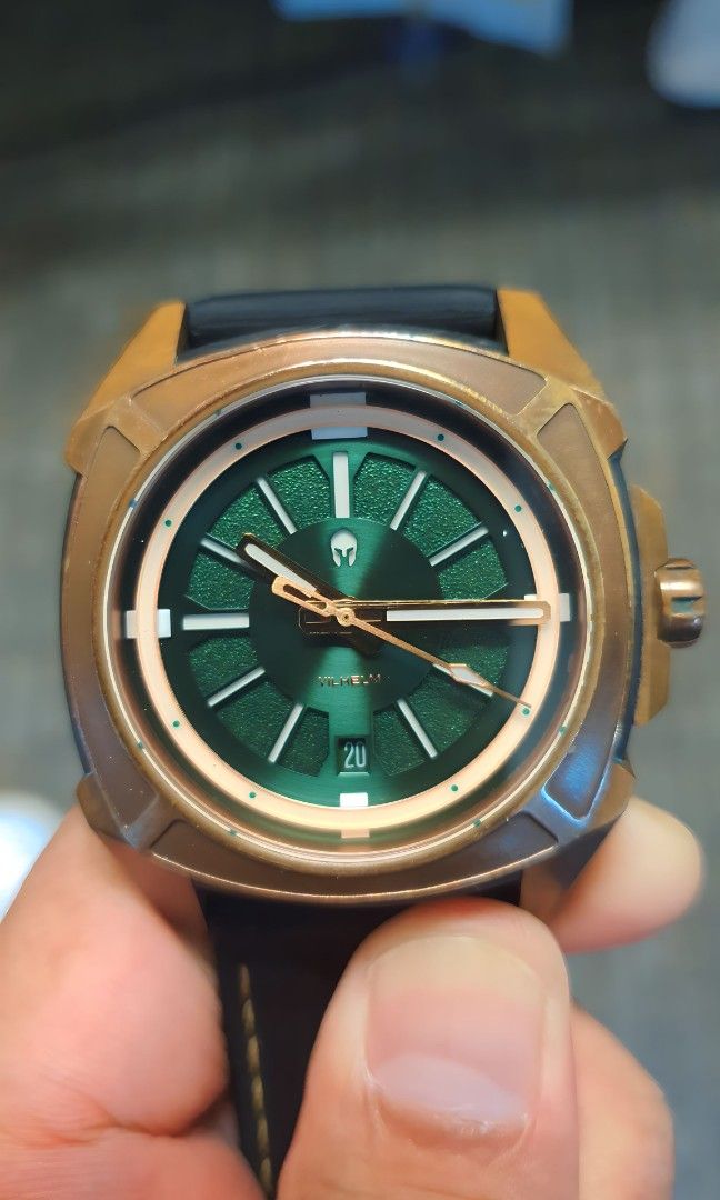 Vilhelm Talos Green Men's Watch, Men's Fashion, Watches & Accessories ...