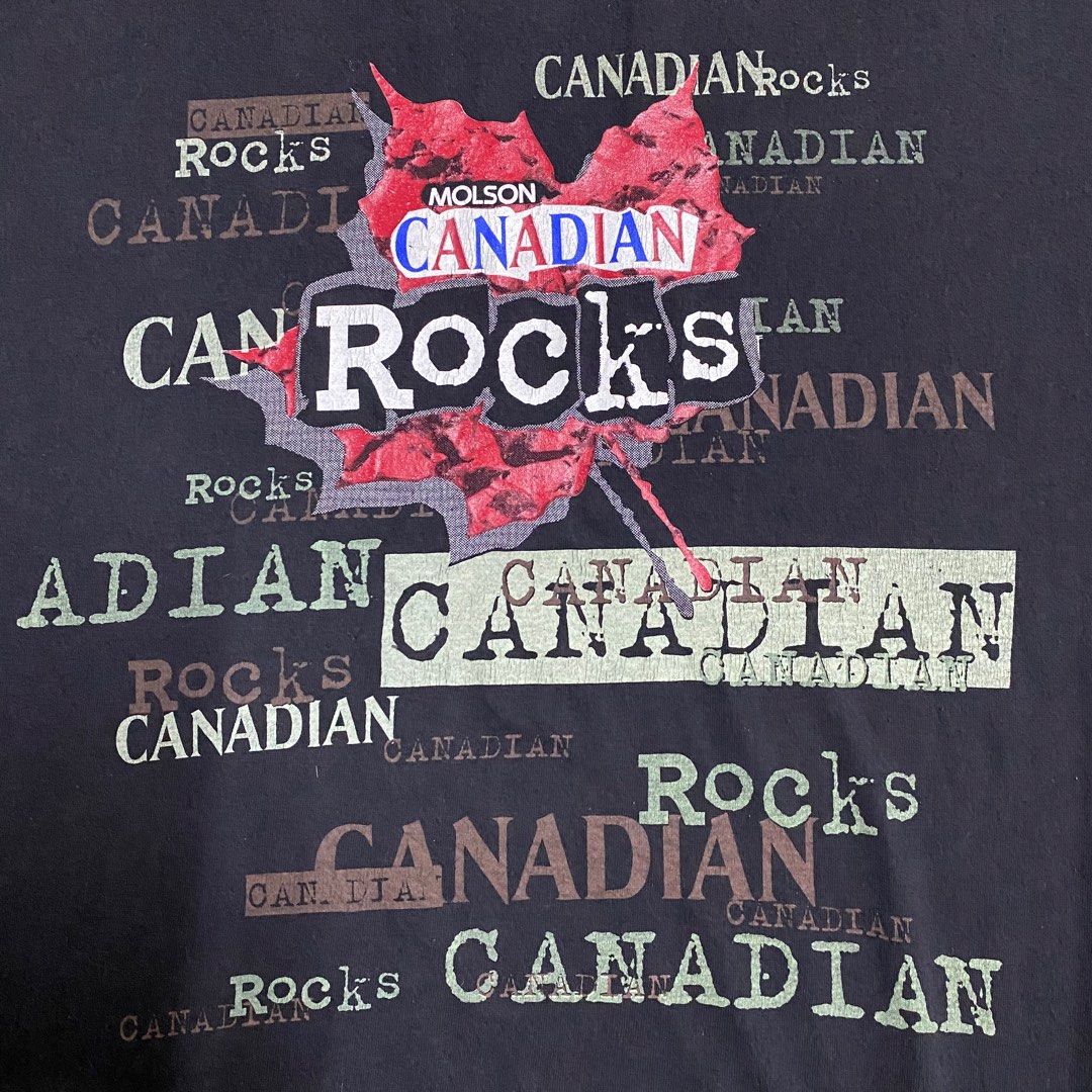 Vintage Canadian Rocks, Men's Fashion, Tops & Sets, Tshirts & Polo Shirts on Carousell