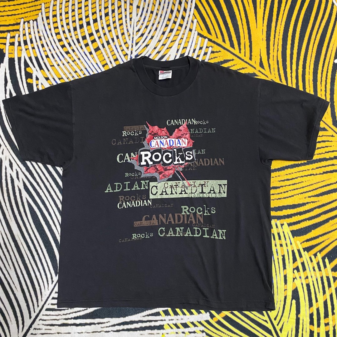 Vintage Canadian Rocks, Men's Fashion, Tops & Sets, Tshirts & Polo ...