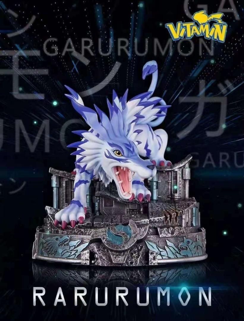 [TAKE&GO] Vitamin Studio Digimon GK Garurumon 1/4 Statue, Hobbies & Toys, Toys & Games on Carousell