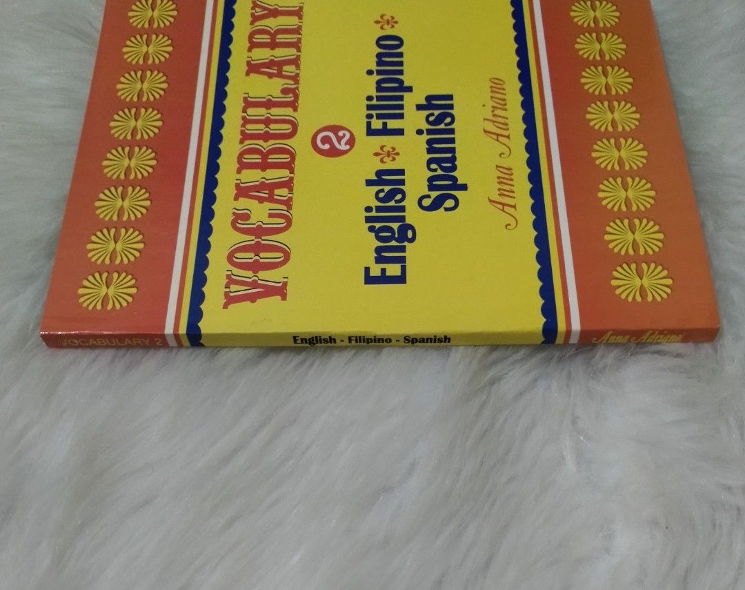 Vocabulary 2 English-Filipino Spanish on Carousell