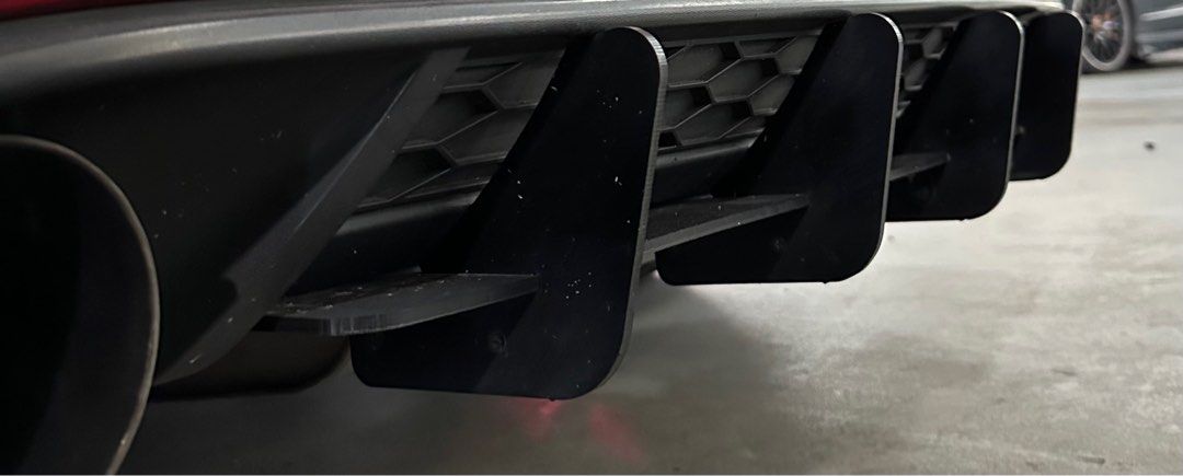 Volkswagen Golf GTI MK7 Rear Diffuser, Car Accessories, Accessories on ...
