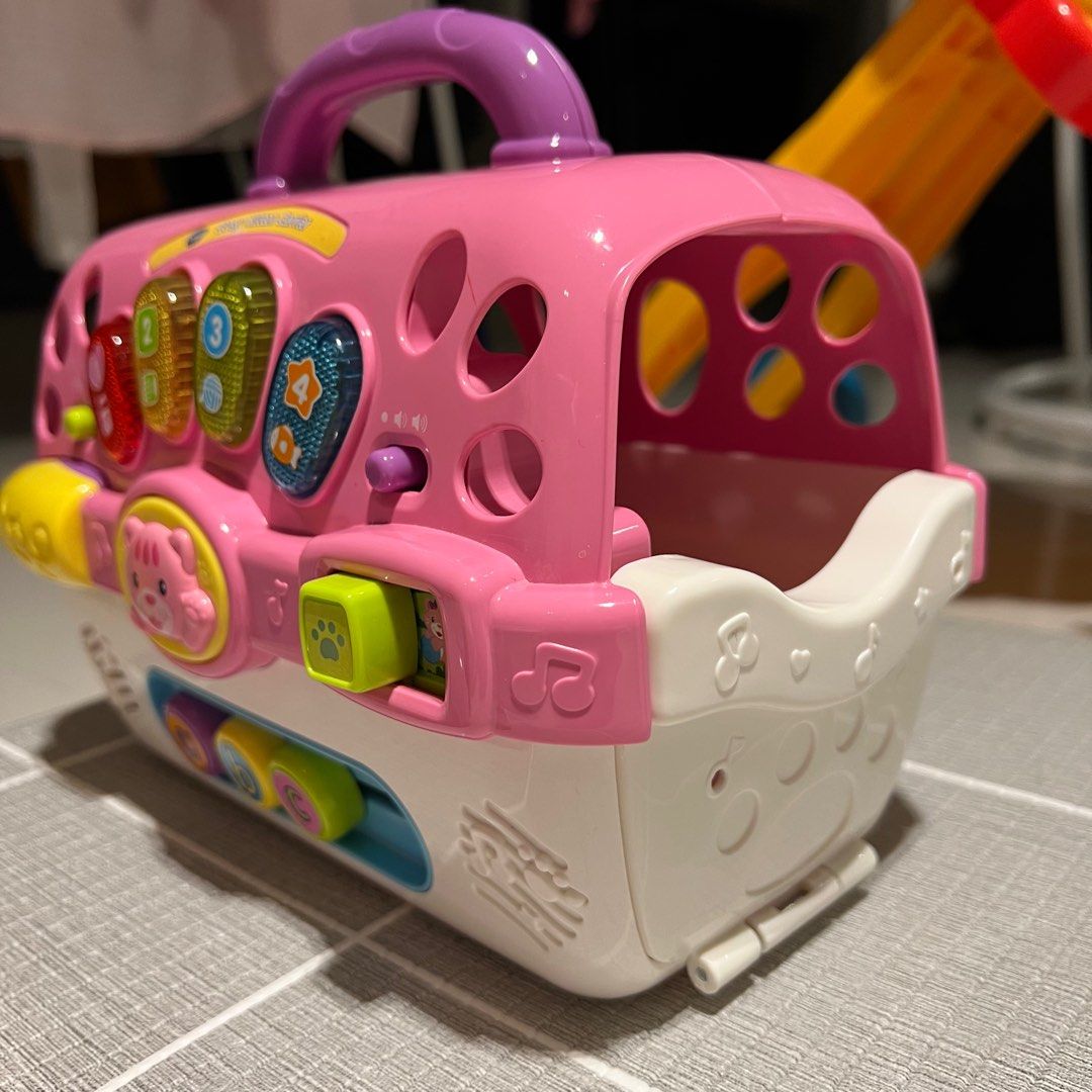 Vtech Cosy Kitten Carrier and Go! Go! Smart Animals Kitten Cat. Like ...