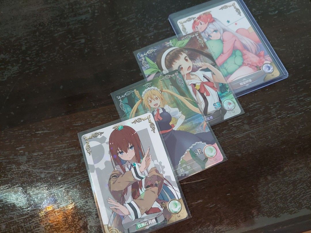 Waifu cards ($8 for all 4 cards), Hobbies & Toys, Toys & Games on Carousell