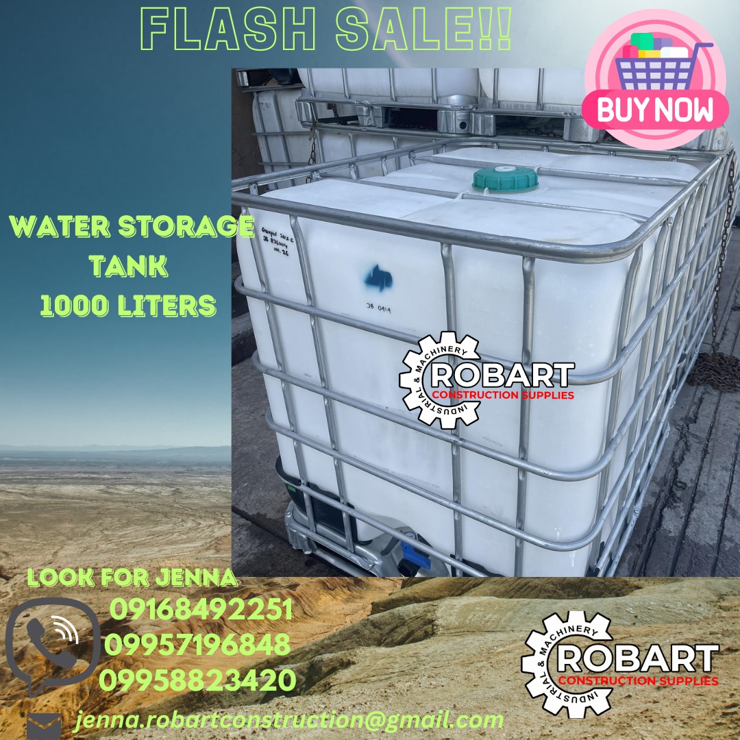 Water Storage Tank 1000 Liters, Commercial & Industrial, Construction ...