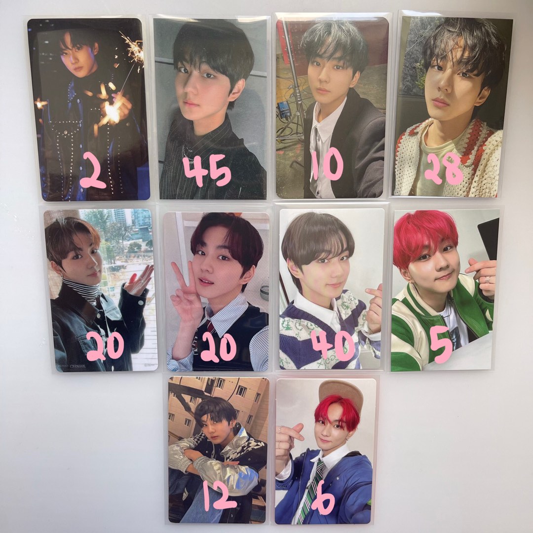[WTS/LFB] Assorted Enhypen Jungwon POBS/ PCS, Hobbies & Toys ...
