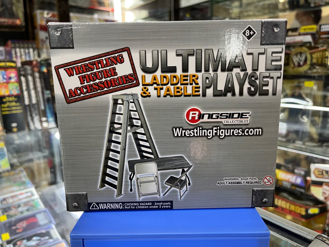 WWE Ringside Collectibles Ultimate Ladder & Table Playset, Hobbies ...