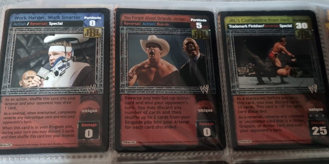 WWE WWF Raw Deal JBL Cards, Hobbies & Toys, Toys & Games on Carousell