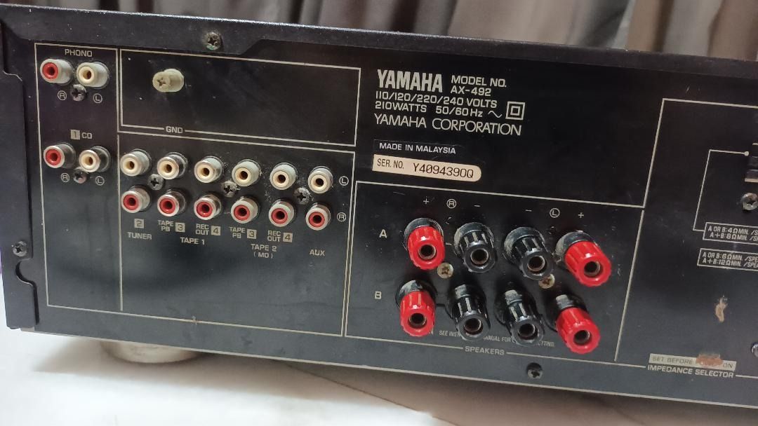 Yamaha Amplifier AX 492, Audio, Soundbars, Speakers & Amplifiers on ...