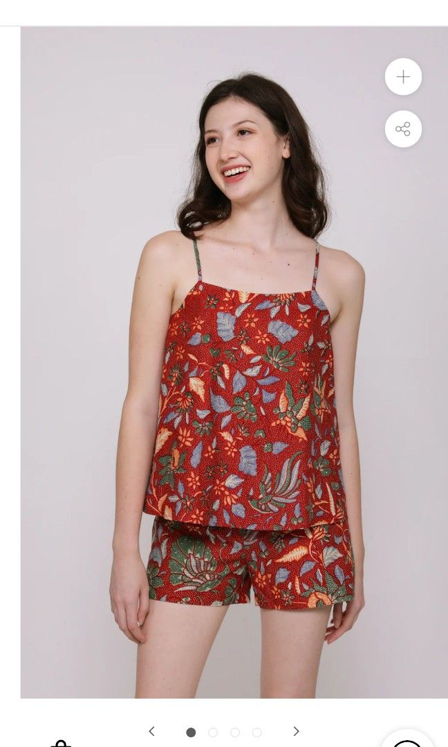 Yeomama Batik Mali Batik Spag Top, Women's Fashion, Tops, Sleeveless on ...