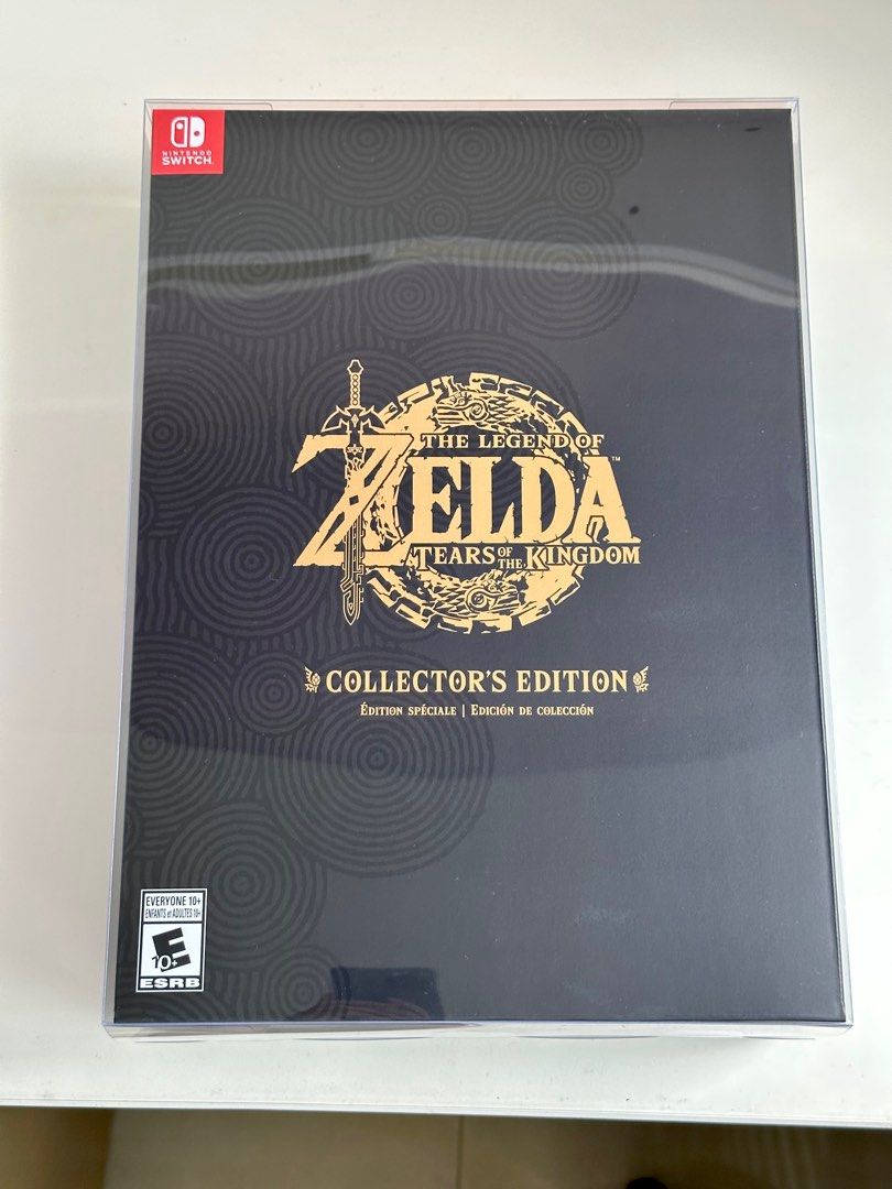 The Legend of Zelda Tears of the Kingdom Collector Edition Plastic ...