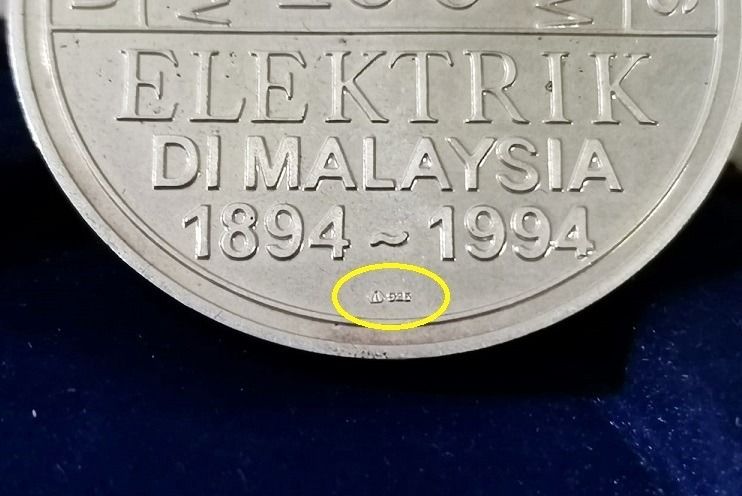 100 Years Electric TNB Silver Coin. 10 Tahun Elektrik Syiling Perak ...