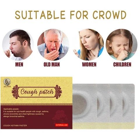 (2 Boxes) Cough Relief Patch-instantly relieve cough,asthma, chronic ...