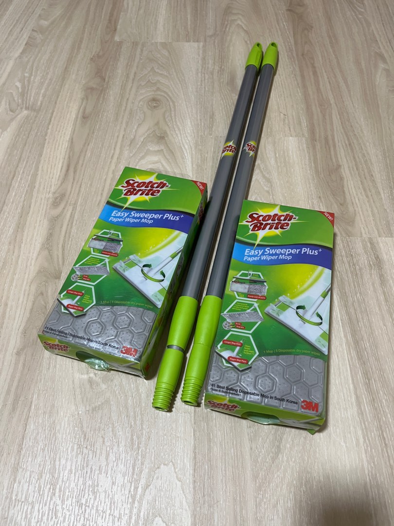 3M Scotch Brite Starter Kit - Easy Sweeper Plus, Furniture & Home ...