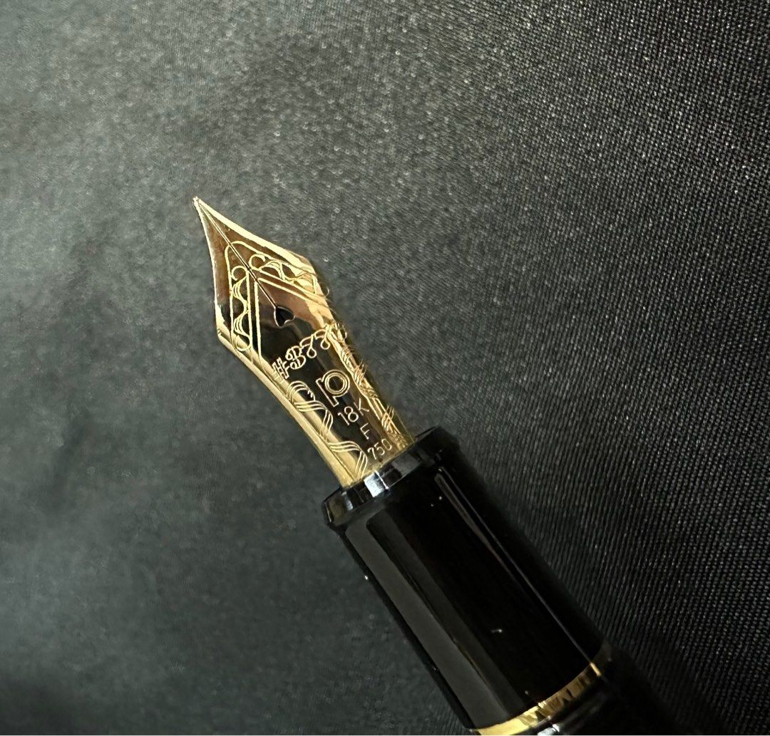 會津蒔繪 螺鈿 銀河 鋼筆 18k F尖-Platinum 3776 Maki-e Raden Galaxy Fountain Pen 18k gold F nib, 興趣及遊戲, 手作＆自家 ...