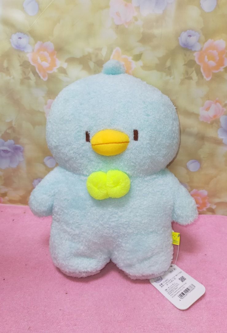 日本 正版 Sunlemon 軟綿綿 娃娃 玩偶 絨毛玩偶 企鵝 沙包底座 可站立玩偶 約26CM, 書籍、休閒與玩具, 玩具、公仔、桌遊在旋轉拍賣