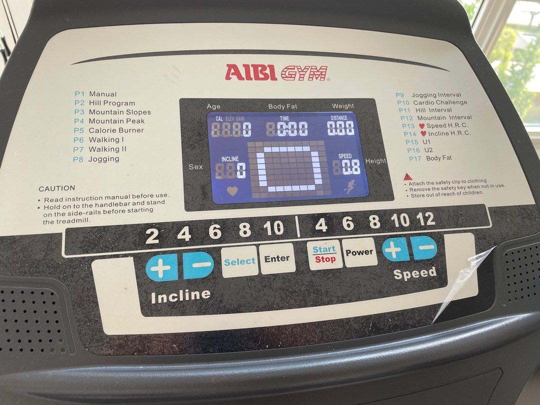 AIBI Treadmill, Sports Equipment, Exercise & Fitness, Cardio & Fitness ...