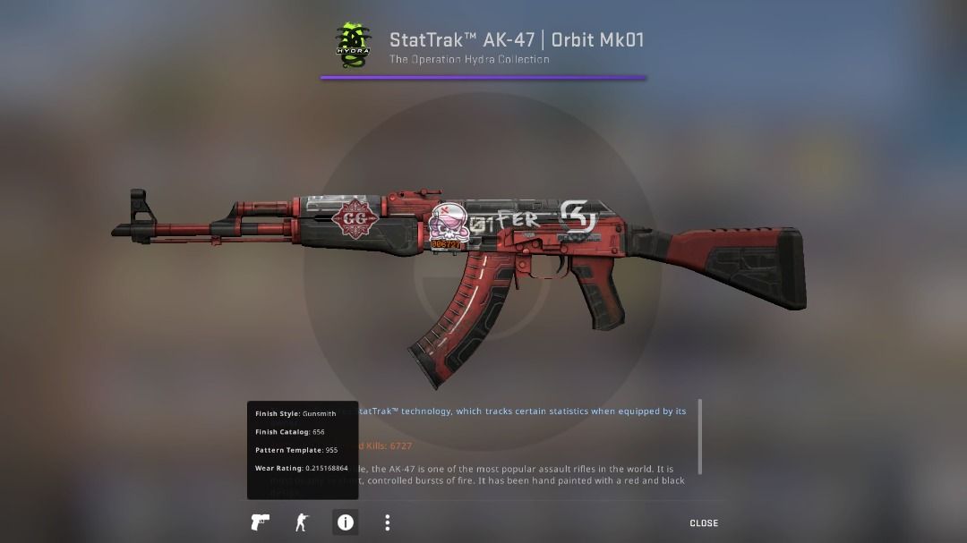 AK-47 Orbit CSGO, Video Gaming, Gaming Accessories, In-Game Products on ...