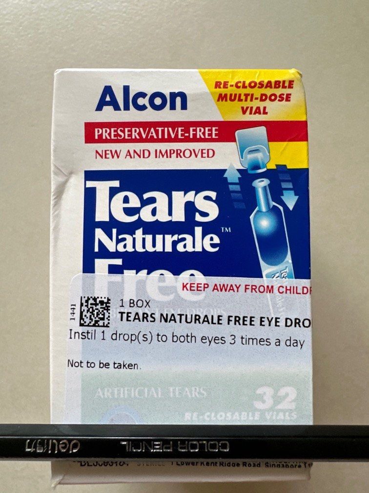 Alcon Tears Naturale Free Lubricant Eye Drops, Beauty & Personal Care ...