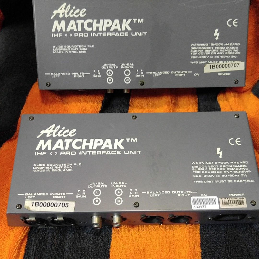 Alice matchpak unbalance to balance converter, 音響器材, 其他音響配件及設備 - Carousell
