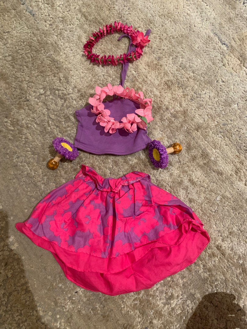 American girl doll hula outfit, Hobbies & Toys, Toys & Games on Carousell