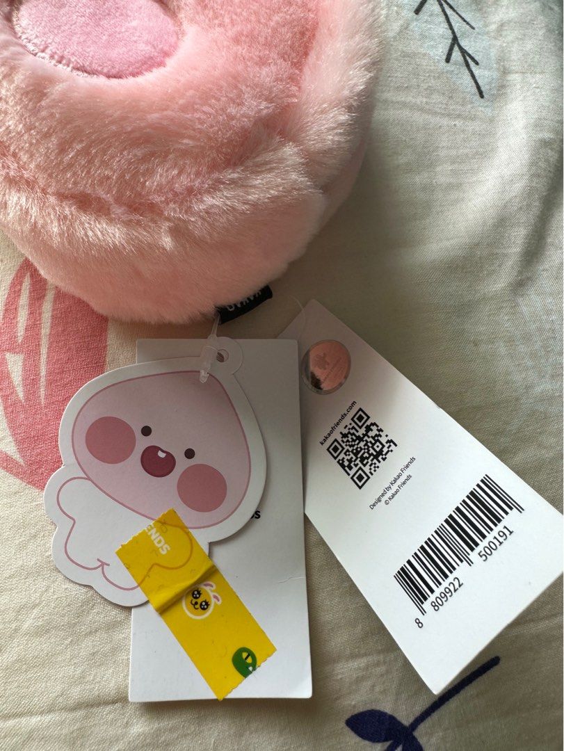 APEACH fluffy pouch, Women's Fashion, Bags & Wallets, Purses & Pouches ...