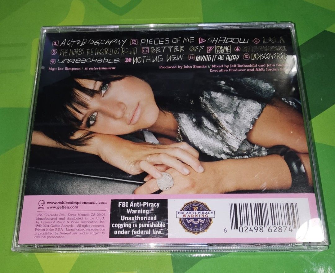Ashlee Simpson - Autobiography - CD Mint Made in USA on Carousell