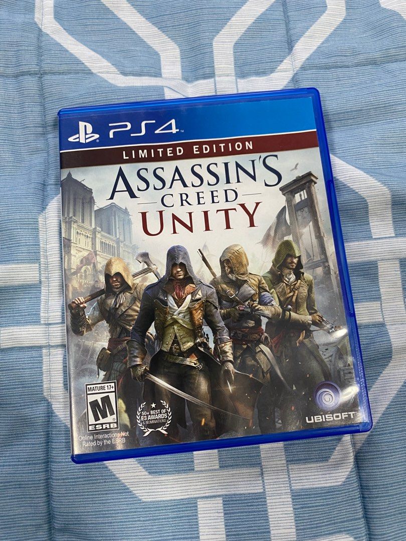 Assassin's Creed Unity PS4 Game Disc, Video Gaming, Video Games ...