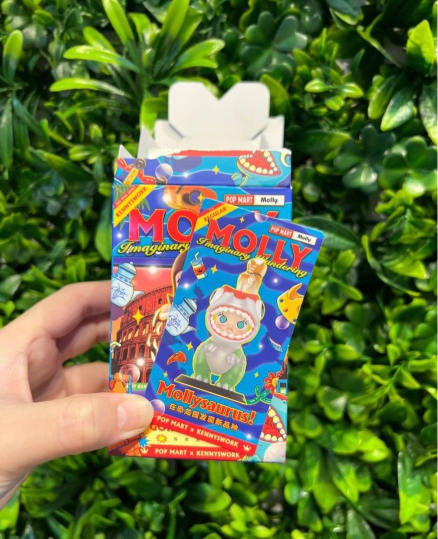 Authentic Popmart Pop Mart Molly Imaginary Wandering Series Mollysaurus ...