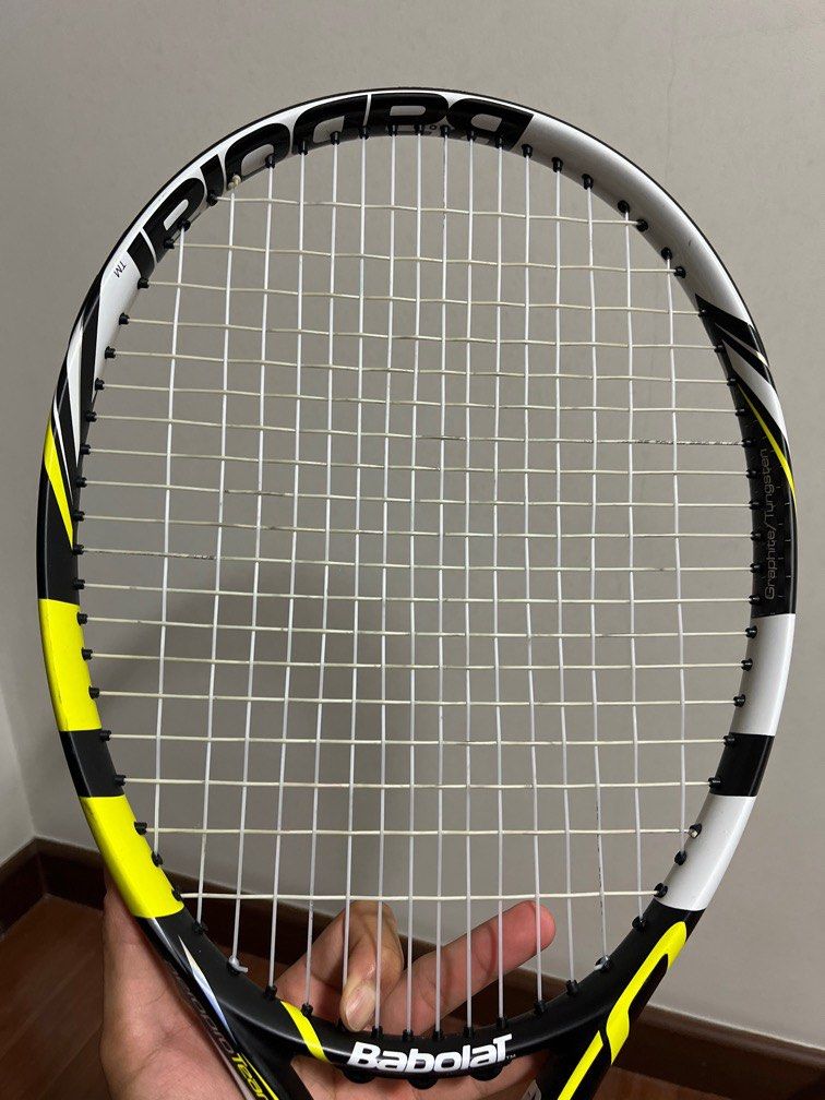 Babolat Aeropro Team Tennis Racket, Sports Equipment, Sports & Games ...
