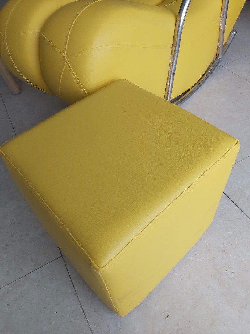 Banana rocking chair with ottoman, Furniture & Home Living, Furniture ...