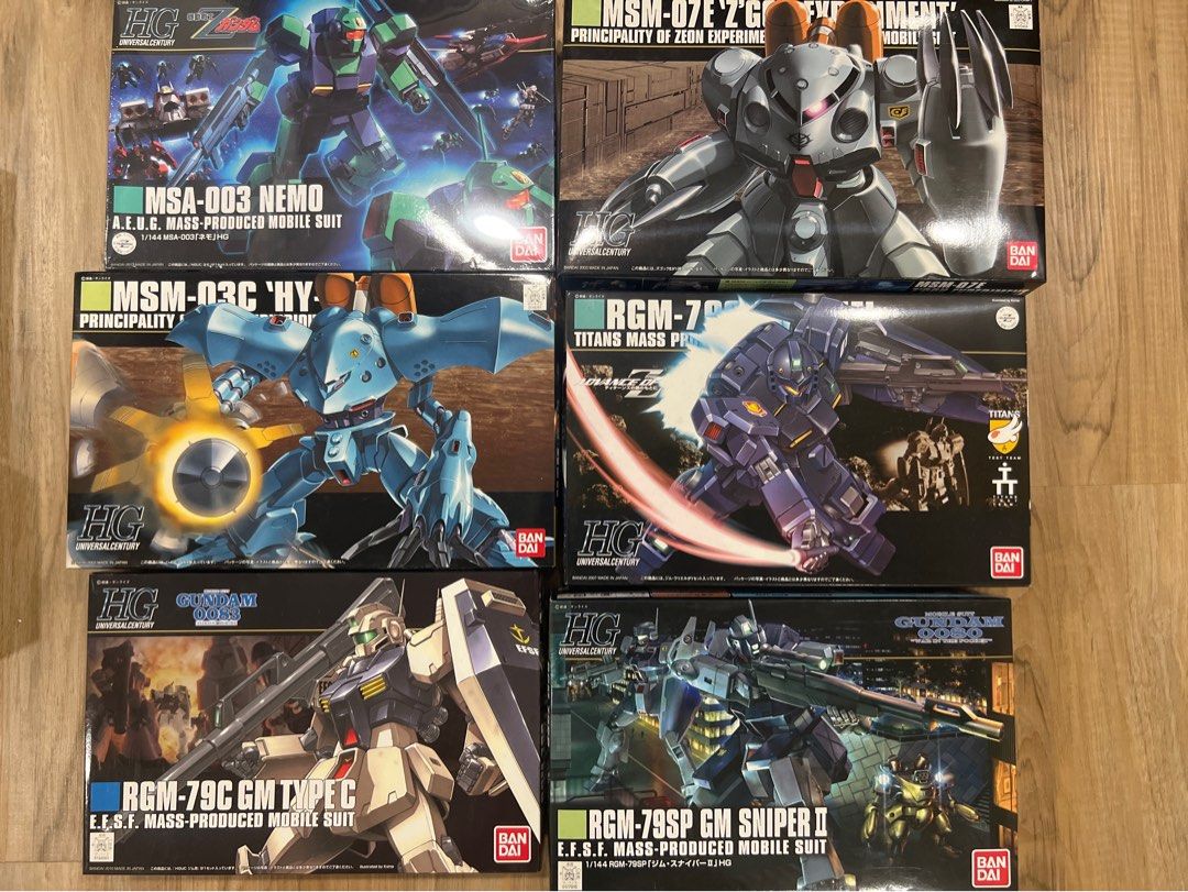 Bandai HGUC Gundam Model Kits Various - GM Sniper II / GM II/ GM Type C ...