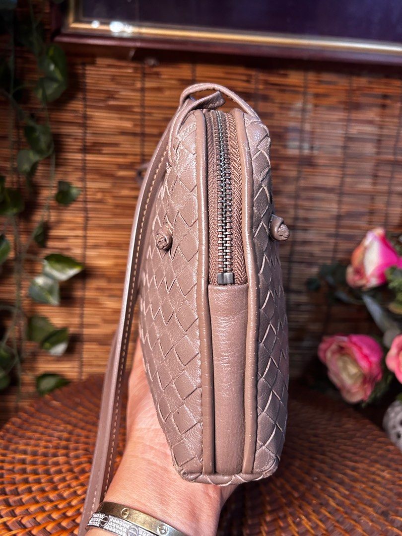 BANIG, leather INTERLACE, sling bag, Luxury, Bags & Wallets on Carousell