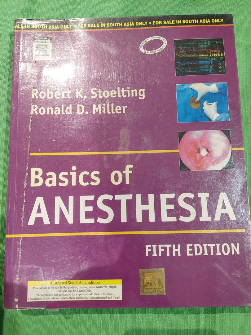 Basics of Anesthesia, 5th Ed, Hobbies & Toys, Books & Magazines ...