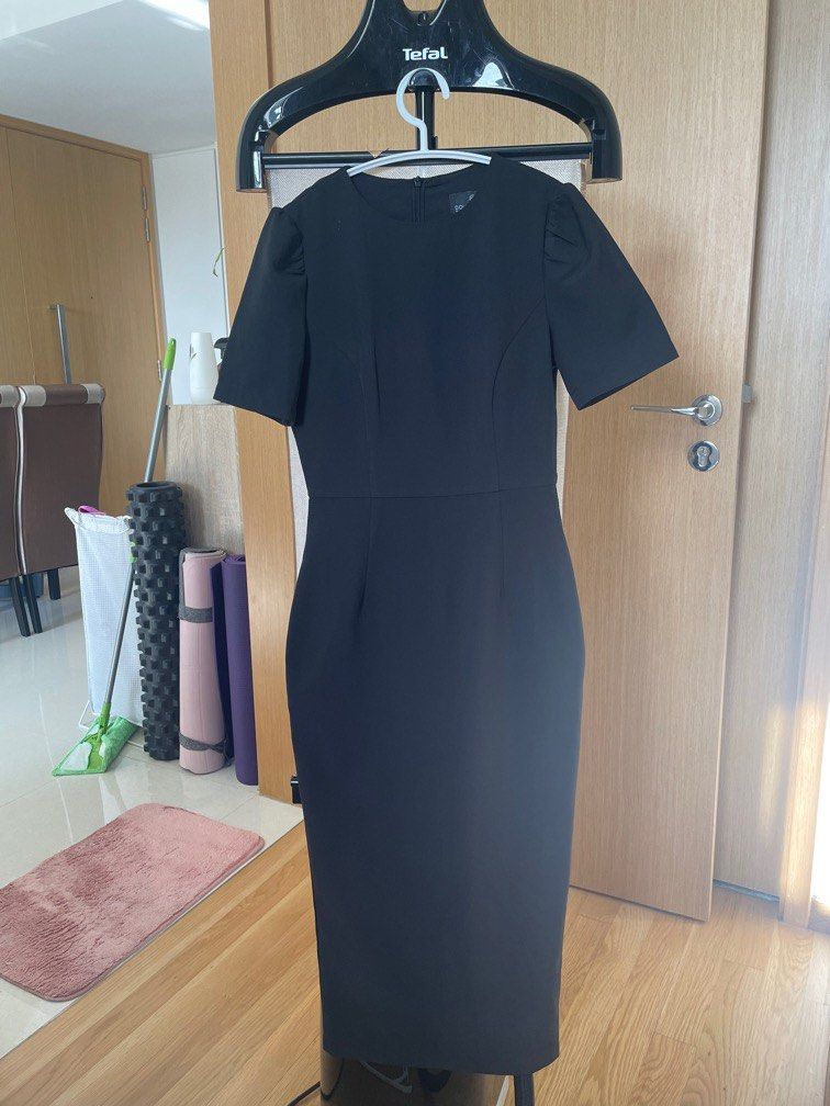 Black Formal / Office Dress, Women's Fashion, Dresses & Sets, Dresses ...