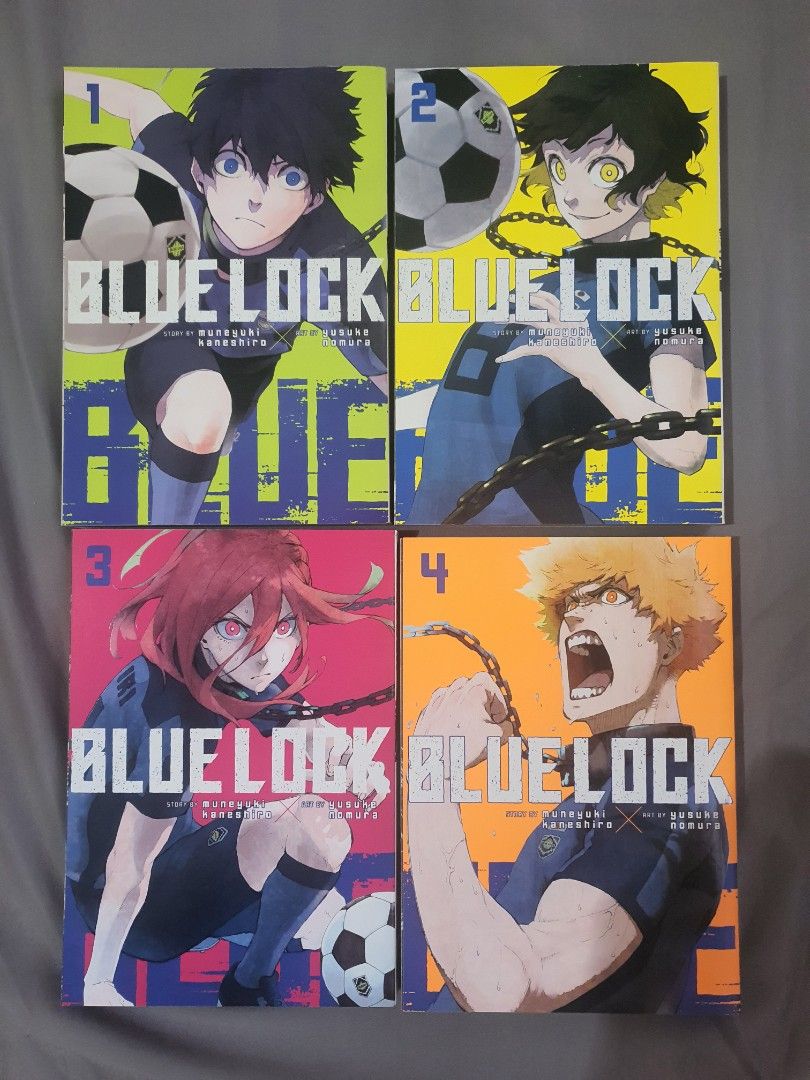 Blue Lock manga set (vol 1-4) on Carousell