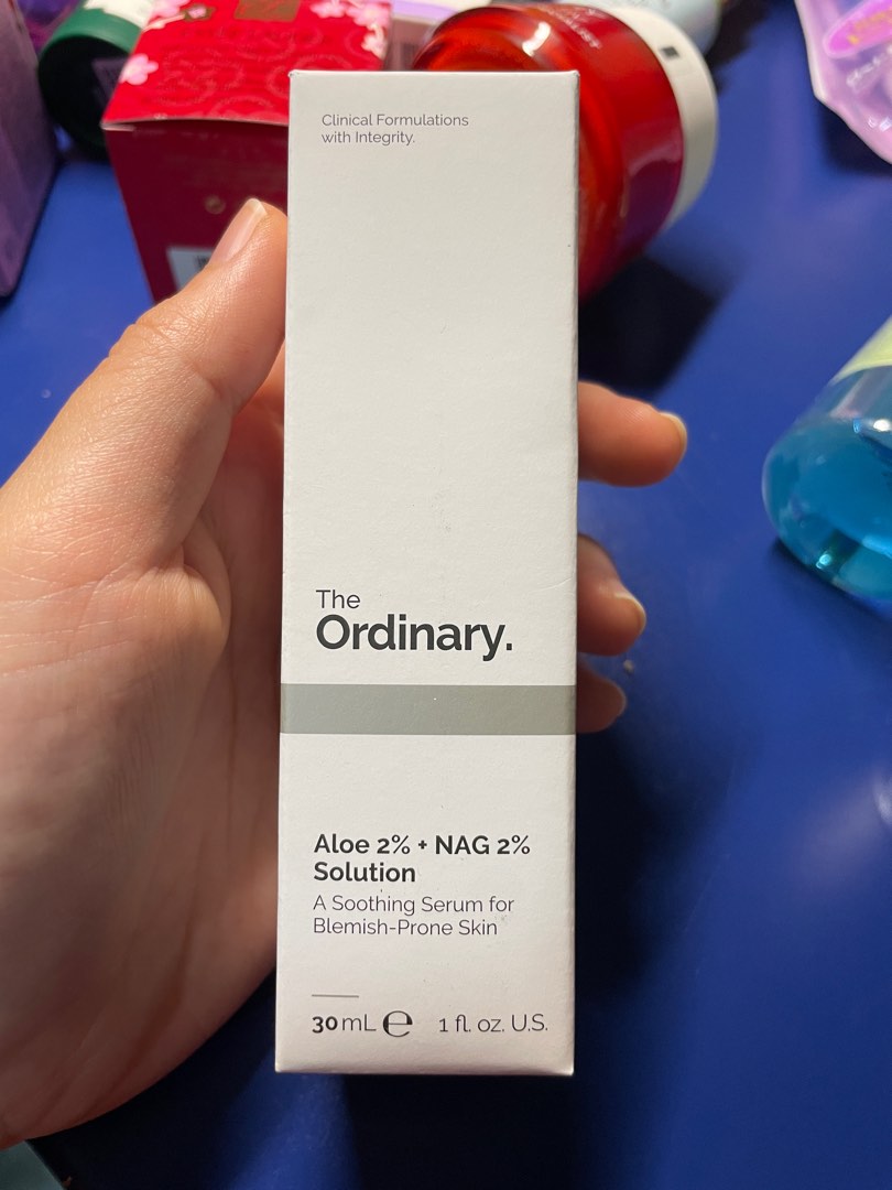 BNIB The Ordinary Aloe 2% + NAG 2% Solution 30mls, Beauty & Personal Care, Face, Face Care on ...