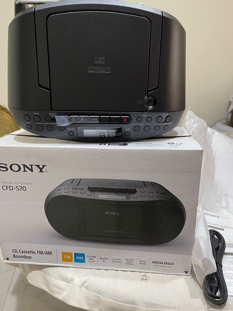 Brand new! Sony boombox. In original packaging., Audio, Portable Music ...