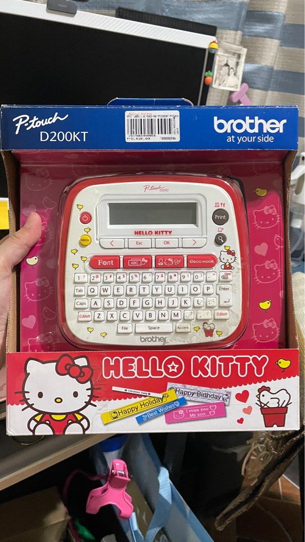 Brother P-touch D200HK label maker Hello Kitty, Computers & Tech ...