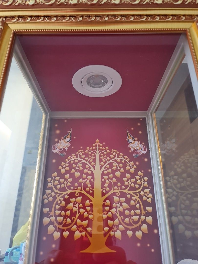 Buddha Glass Display Box for Prayer Altar, Everything Else on Carousell