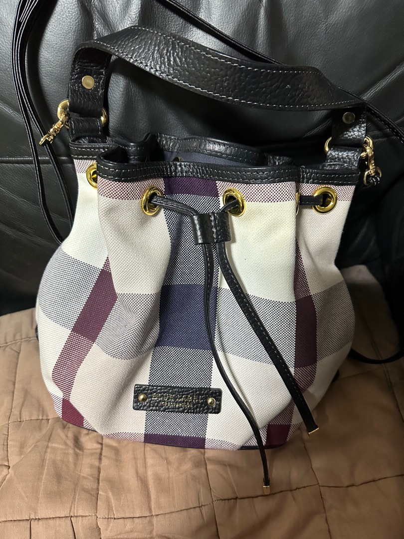 Burberry blue label bucket bag, Luxury, Bags & Wallets on Carousell