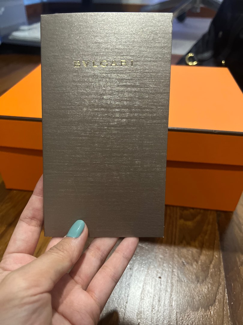 Bvlgari Receipt holder, Hobbies & Toys, Stationery & Craft, Craft ...